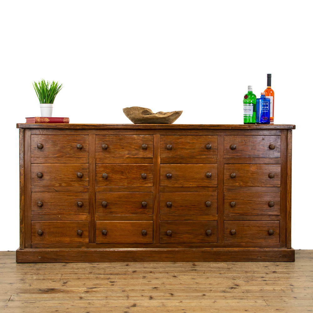 Pitch Pine Bank of Drawers | M-4152 | Penderyn Antiques