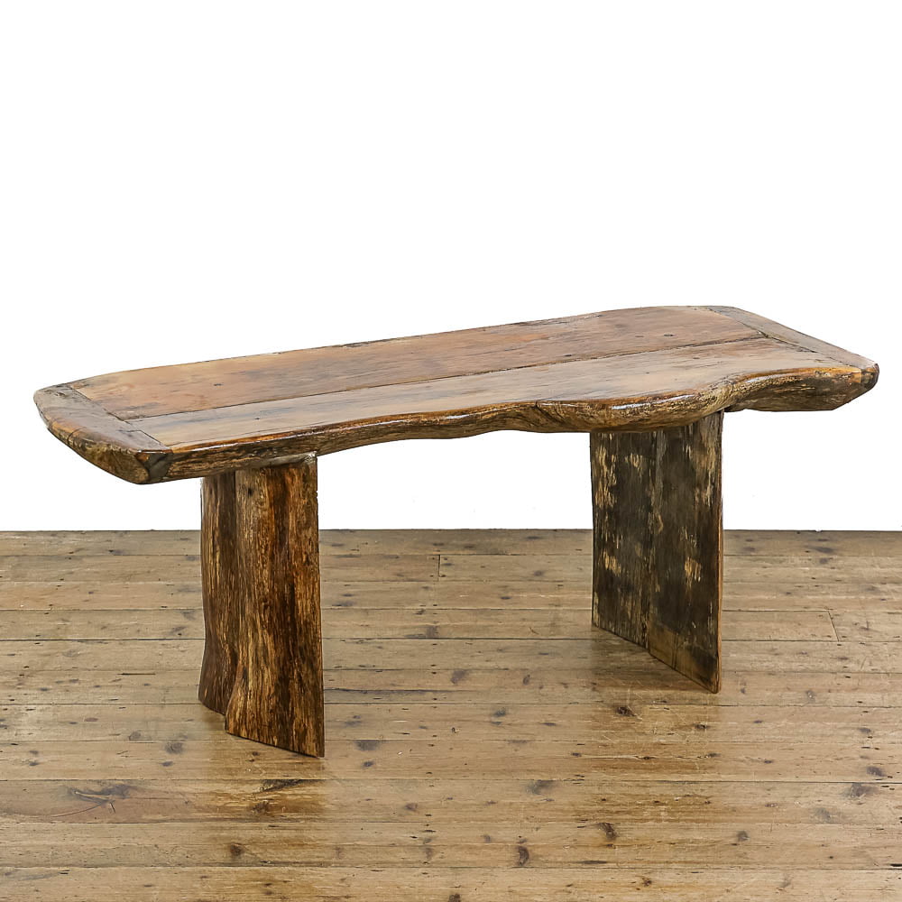 Rustic Live Edge Coffee Table | M-5088 | Penderyn Antiques