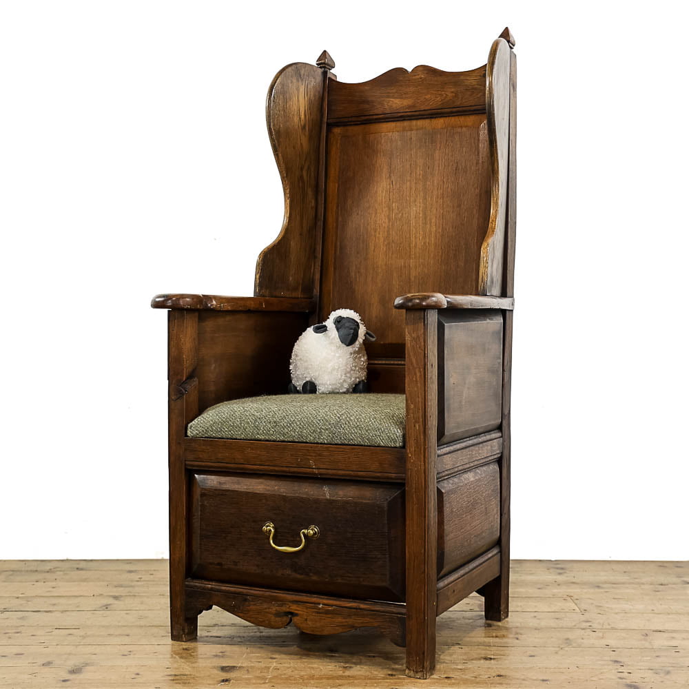 Old English Style Lambing Chair | M-5341 | Penderyn Antiques